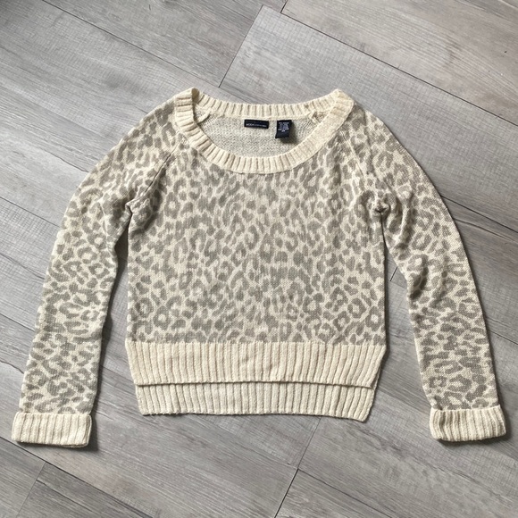 Moda International | Sweaters | Animal Print Sweater | Poshmark